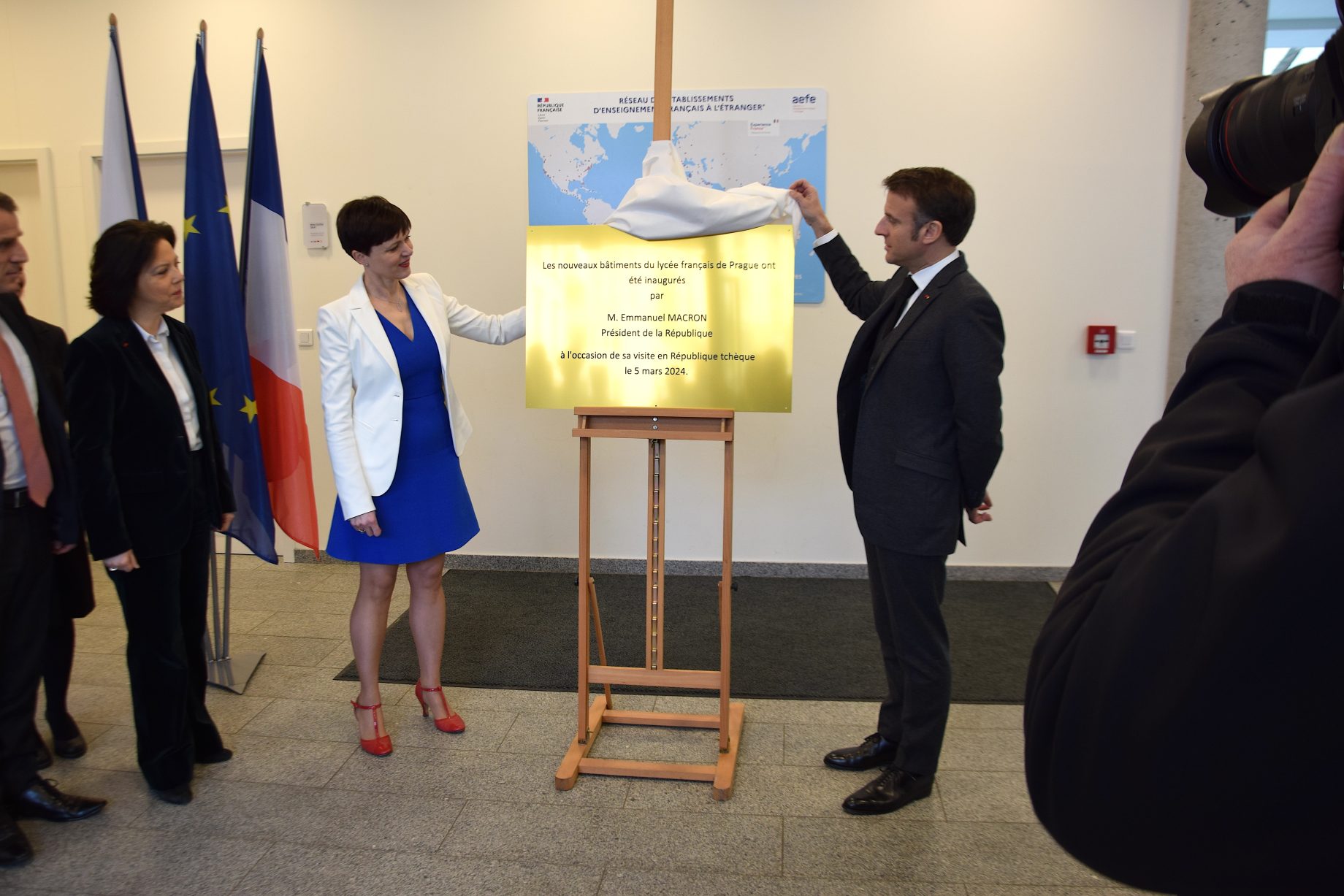 Visite du Président de la République Française | Lycée Français de Prague